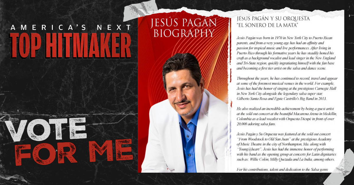 Jesus Pagan & Salsa Orchestra | America's Next Top Hitmaker